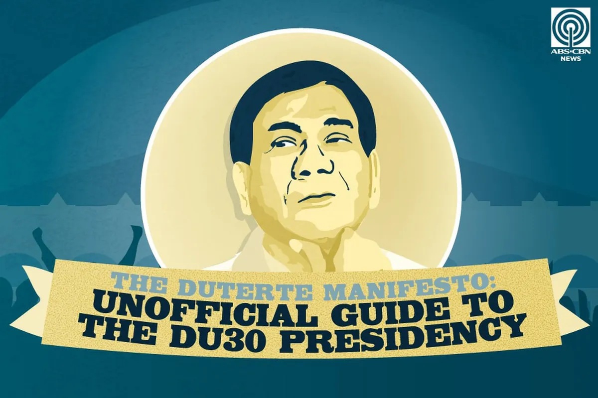 The Duterte Manifesto: Unofficial guide to the DU30 presidency | ABS ...