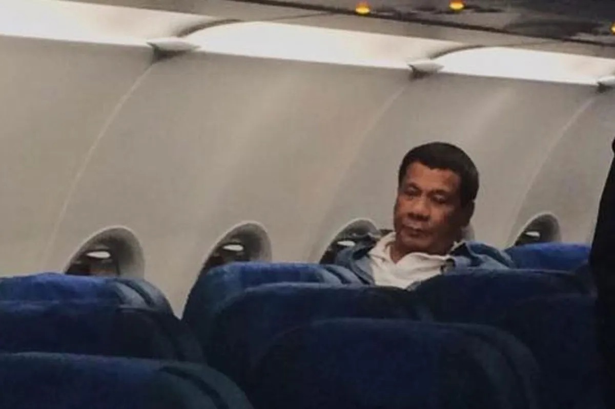 Duterte takes commercial flight anew for Davao | ABS-CBN News