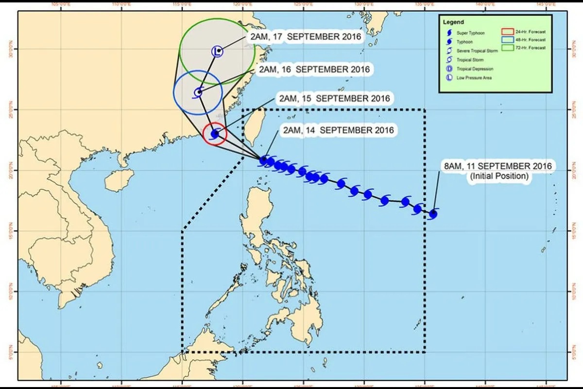 'Ferdie' maintains strength; 'Gener' enters PAR | ABS-CBN News