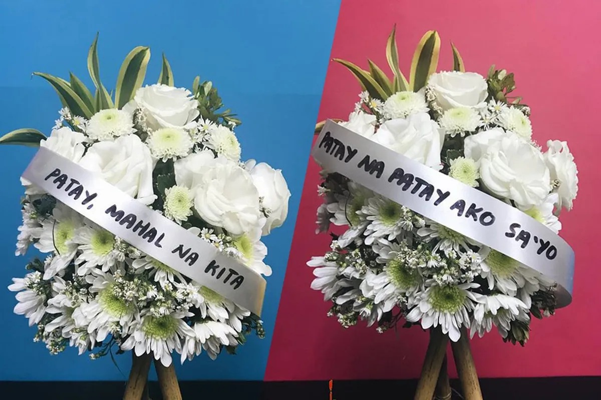 'Patay na patay ako sa'yo': See funeral-inspired flowers for Valentine ...