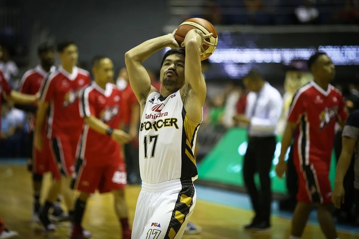 Manny Pacquiao struggles vs 'The Beast' in PBA clash | ABS-CBN Sports