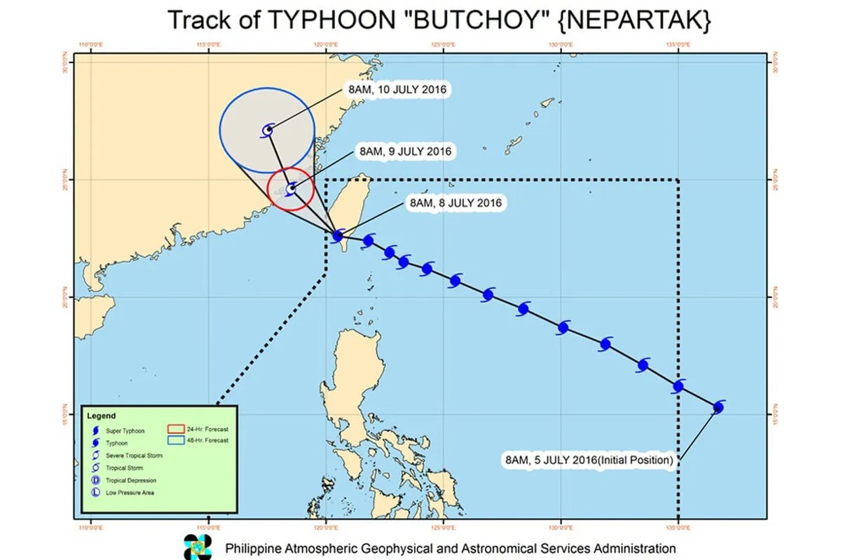 'Butchoy' weakens after hitting Taiwan | ABS-CBN News