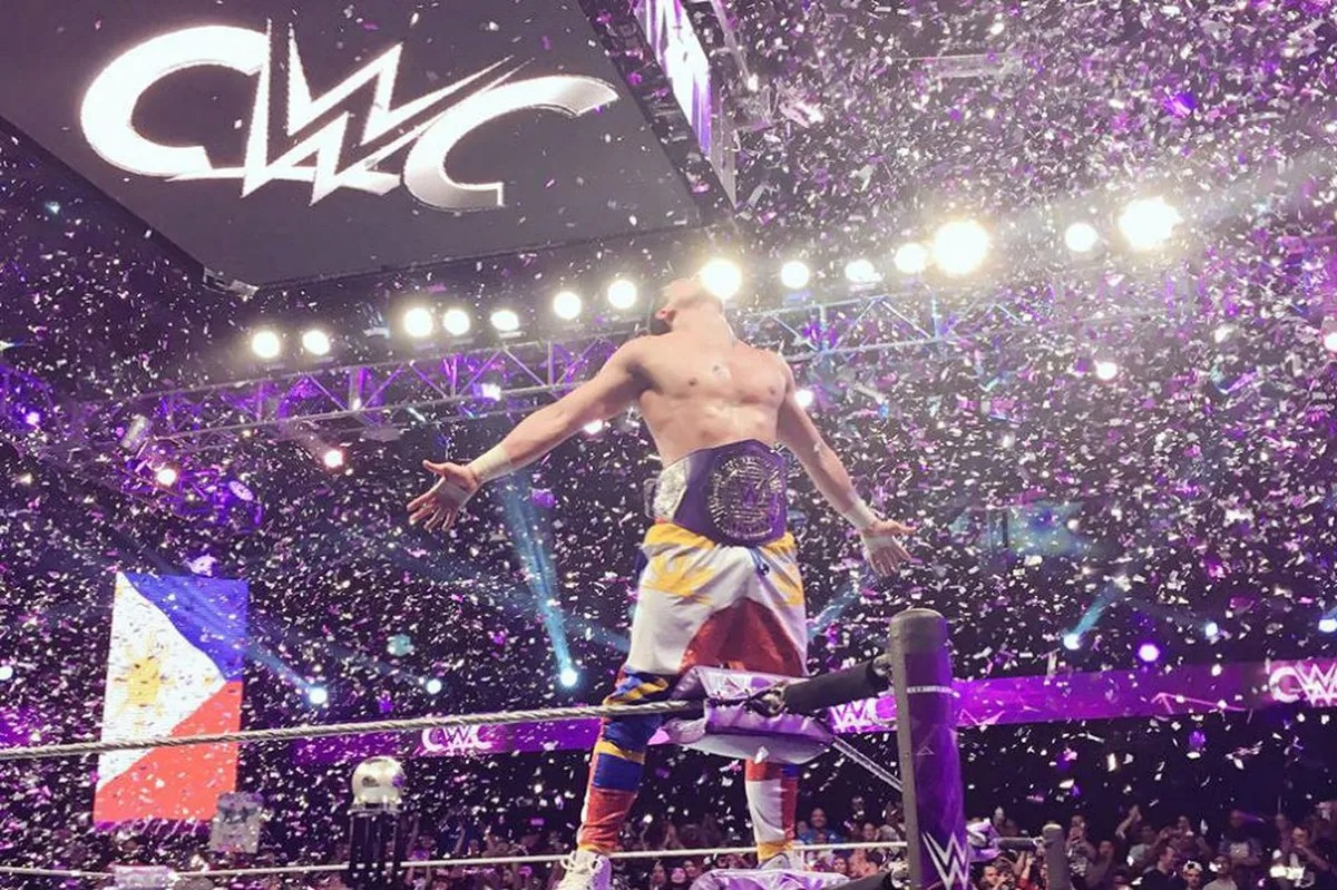 Fil-Am TJ Perkins wins WWE Cruiserweight Championship | ABS-CBN Sports