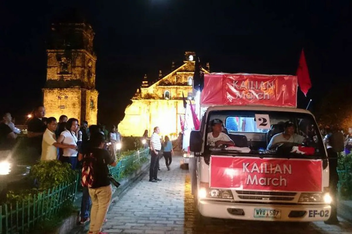 Ilocano Marcos supporters begin 4-day march to Manila | ABS-CBN News