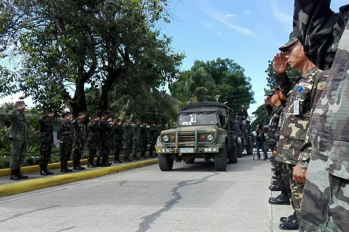 LOOK: Wesmincom's final salute to slain comrades | ABS-CBN News
