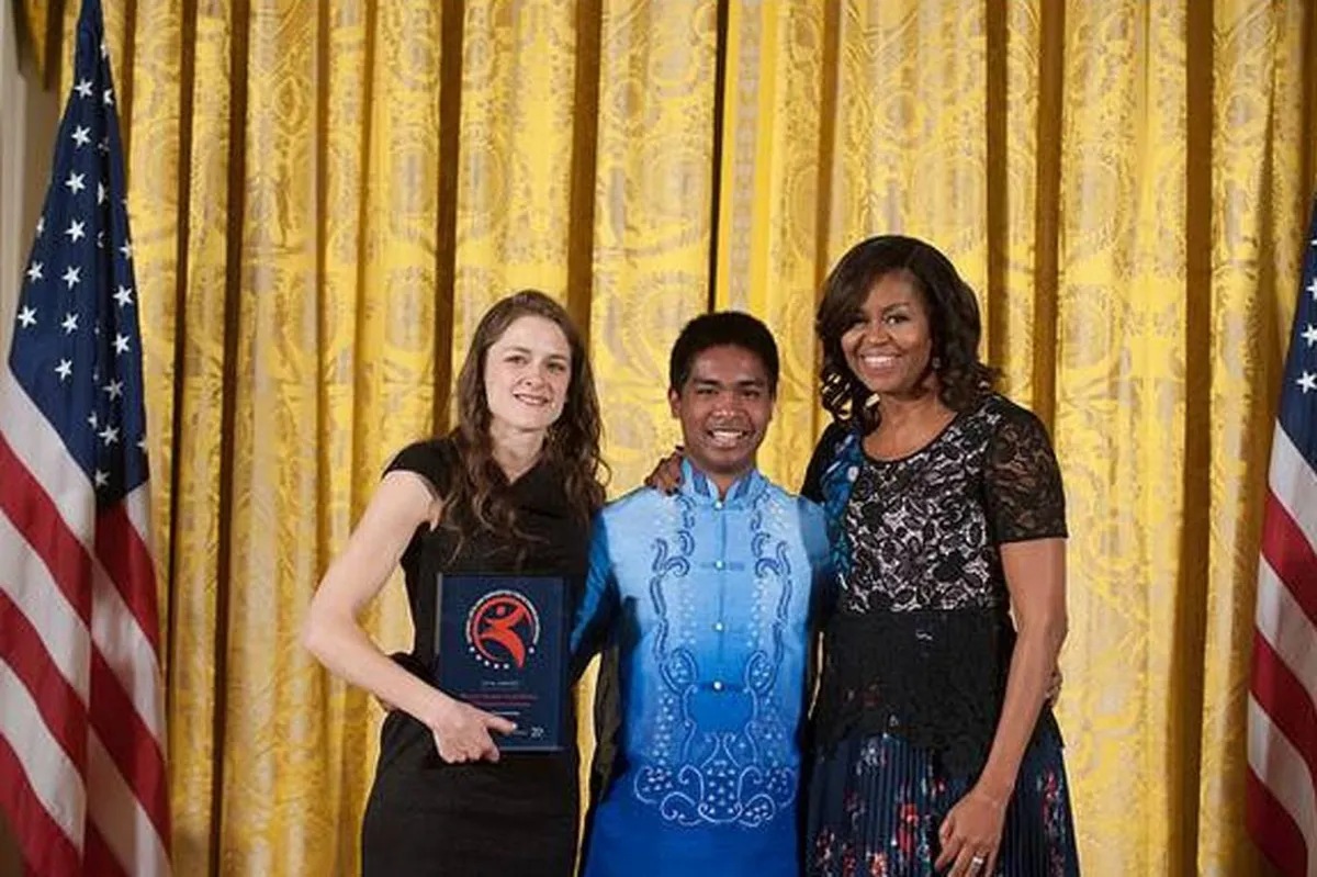 Ilocano teen in US receives award from Michelle Obama | ABS-CBN