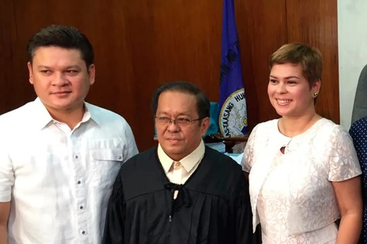 Duterte son, daughter take oath in Davao | ABS-CBN News