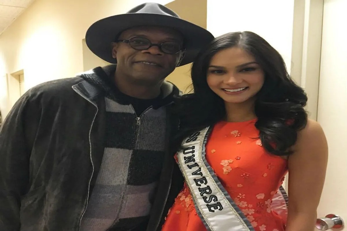 LOOK: Pia meets Samuel L. Jackson, Eva Longoria | ABS-CBN