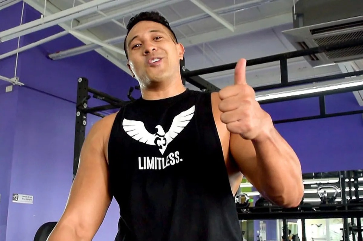 Even in the field of showbiz, ex PH rugby player Eric Tai still flexes ...