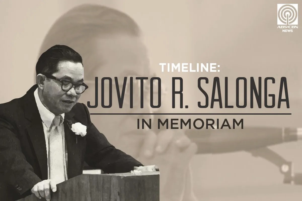 TIMELINE: Jovito Salonga: In Memoriam | ABS-CBN