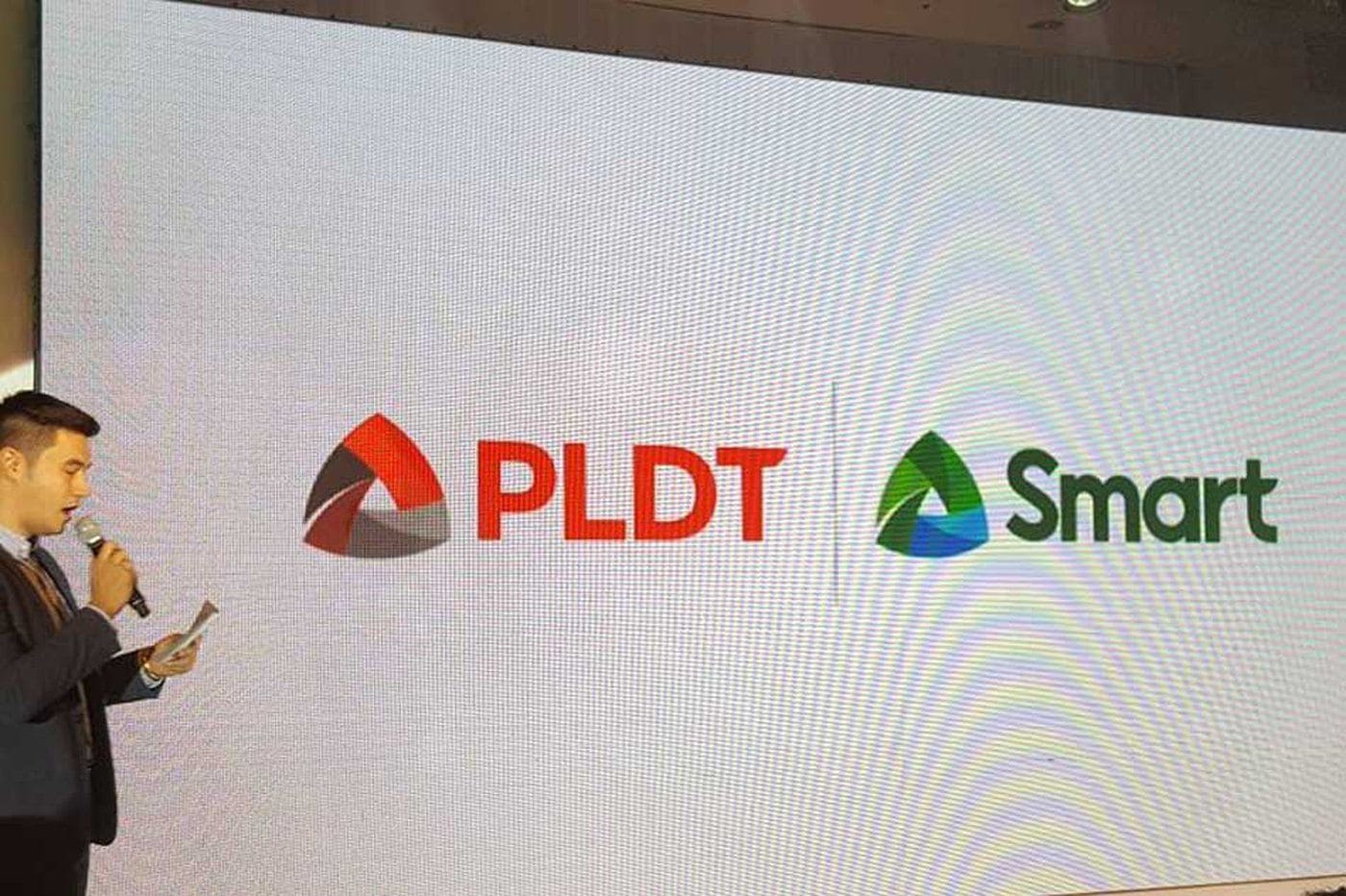 LOOK: PLDT, Smart unveil new logos | ABS-CBN News
