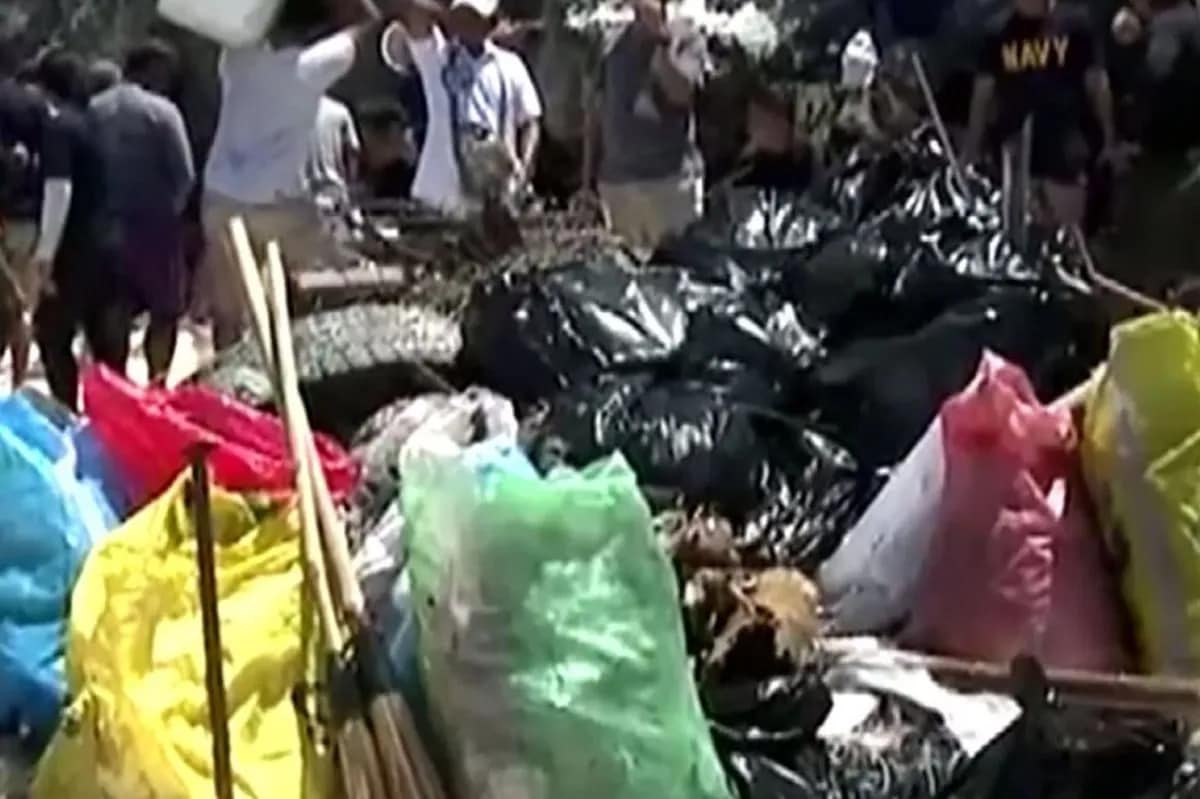 3 toneladang basura nahakot sa Sumilon island | ABS-CBN News 3 toneladang basura nahakot sa Sumilon island | ABS-CBN News
