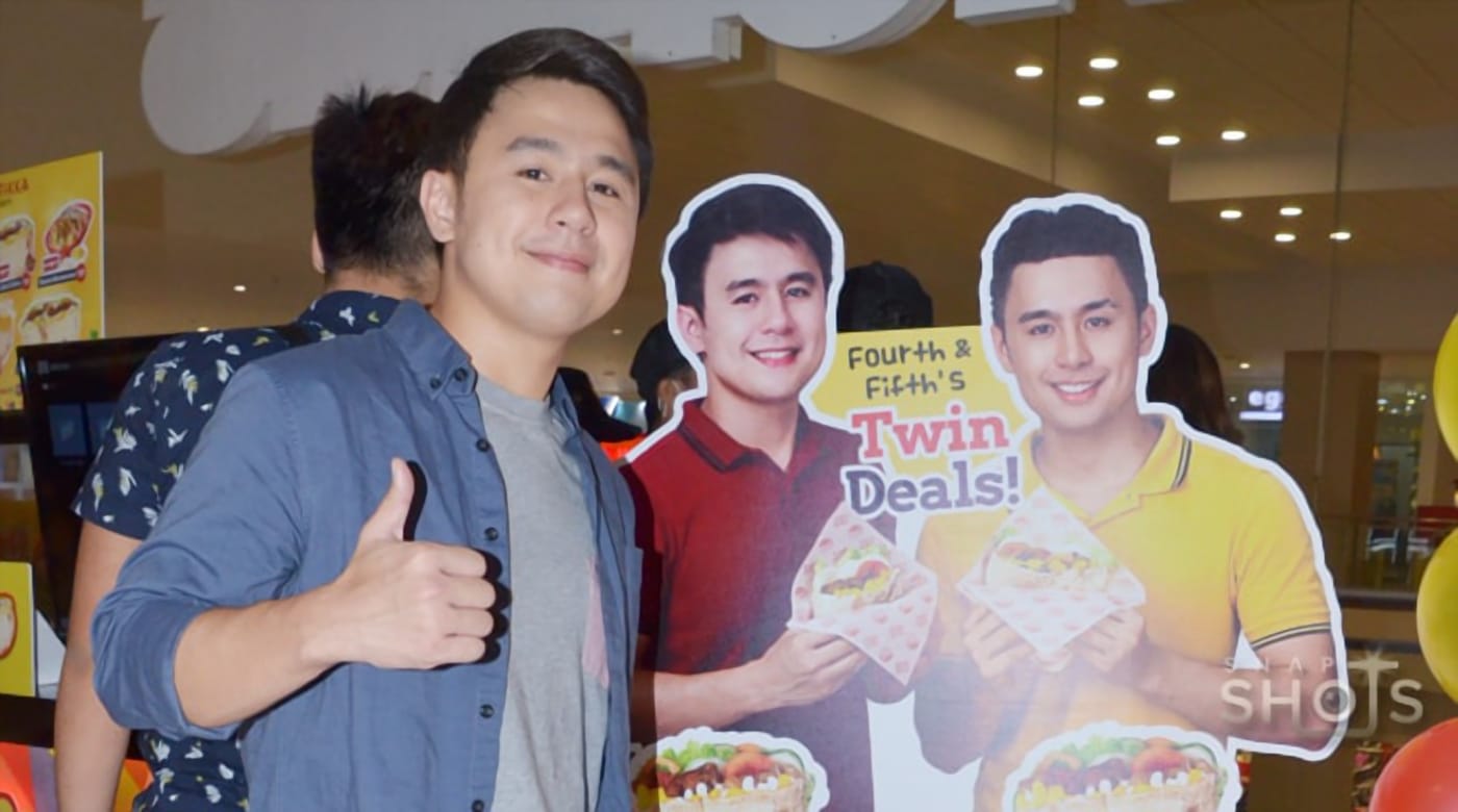 Fourth Solomon graces the opening of his food business venture with ...