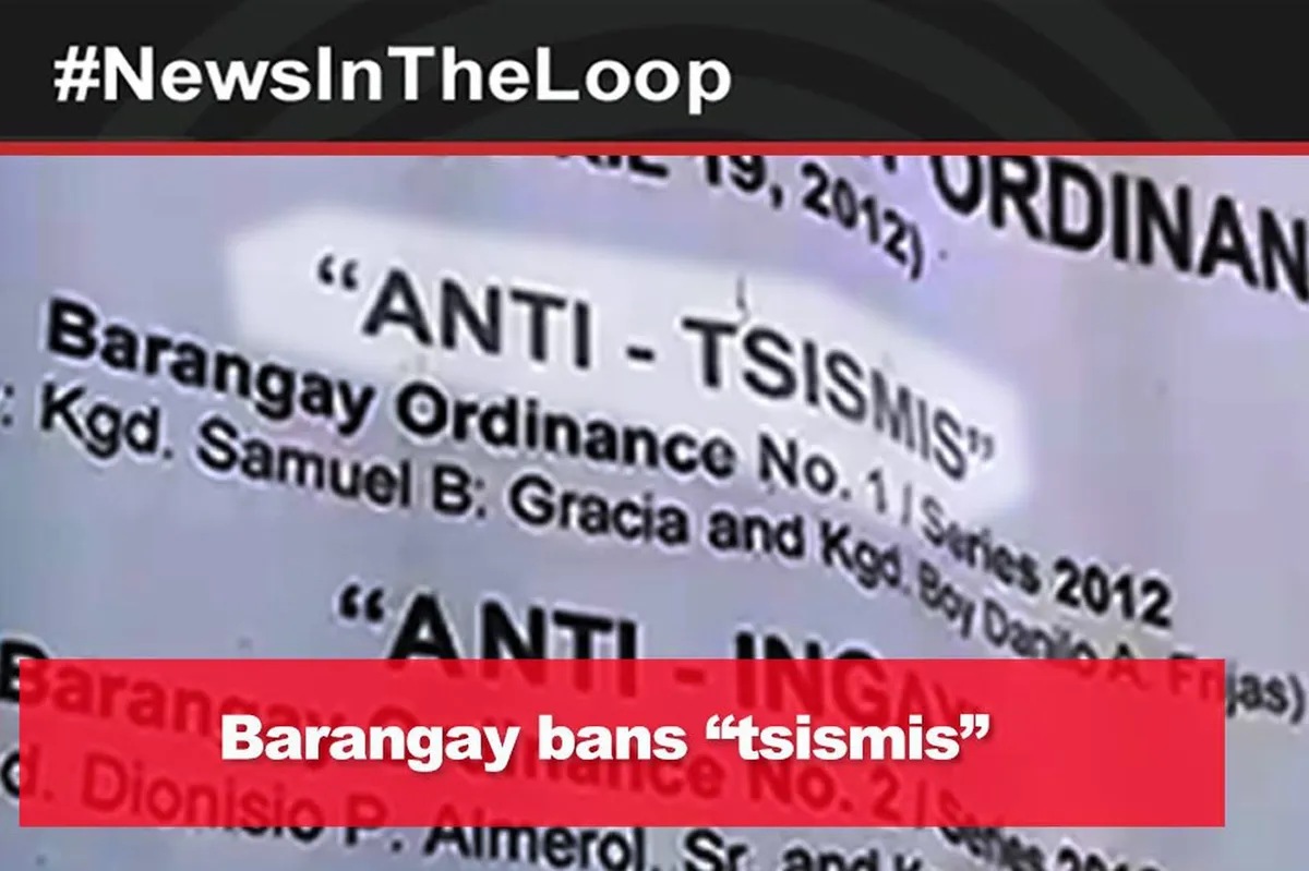 In the Loop: Barangay implements 'anti-tsismis' policy | ABS-CBN