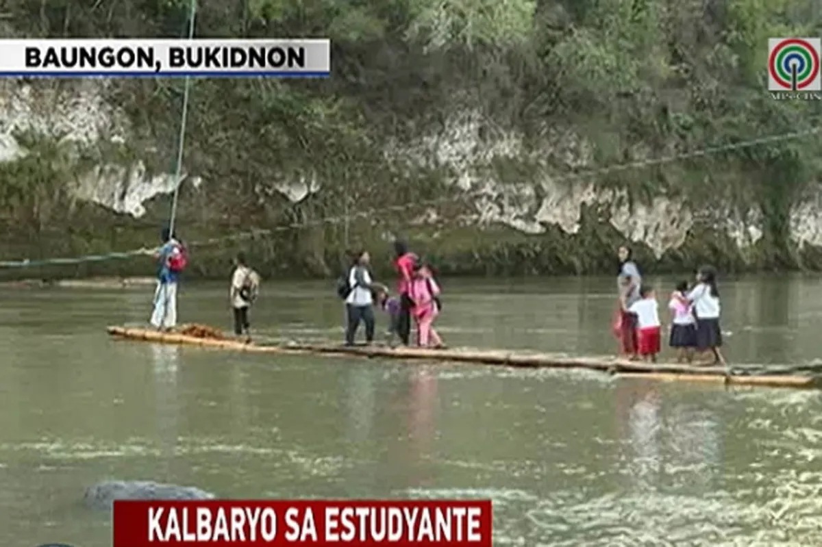 Mga estudyante sa Bukidnon, umaakyat sa bangin para makapasok sa ...