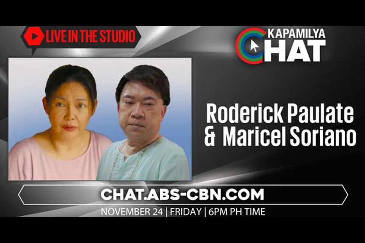 Kapamilya Chat with Maricel Soriano, Roderick Paulate, Inah Evans and ...