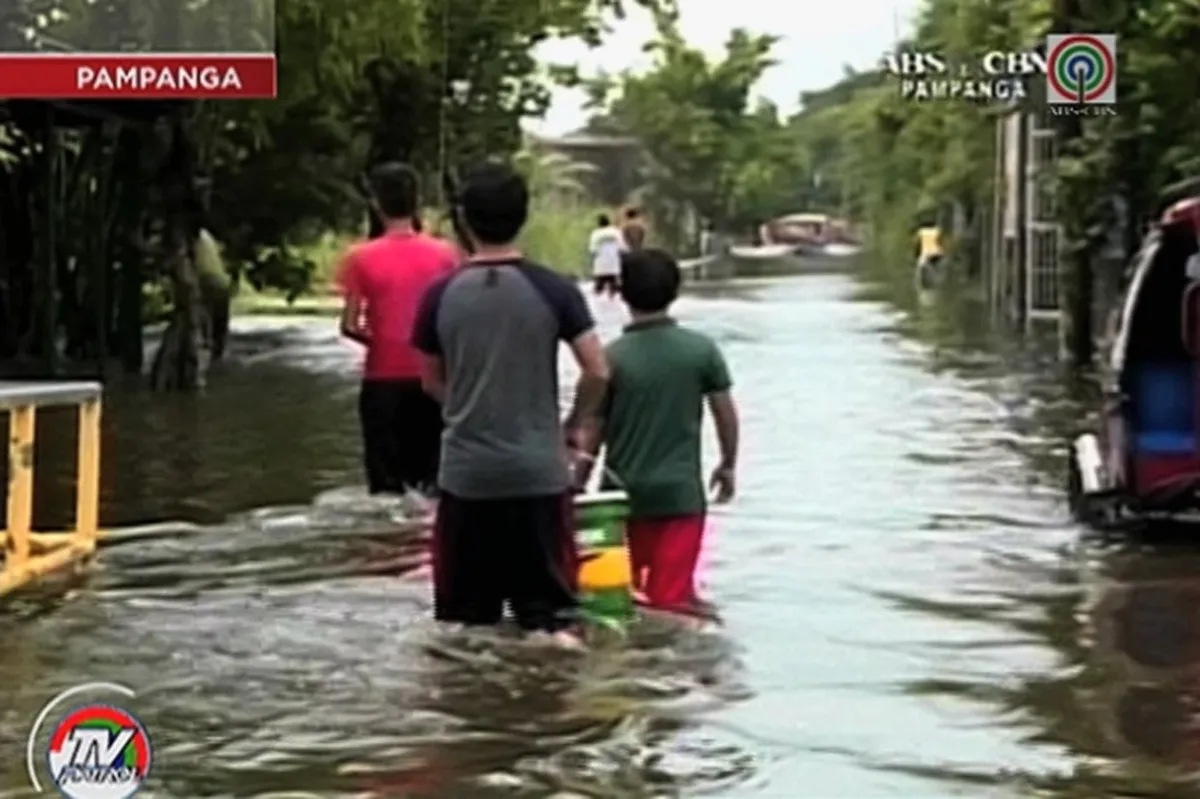 Malaking bahagi ng Pampanga, lubog sa baha | ABS-CBN News