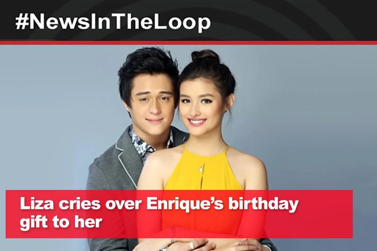 In the Loop: Liza Soberano cries over Enrique Gil's gift | ABS-CBN