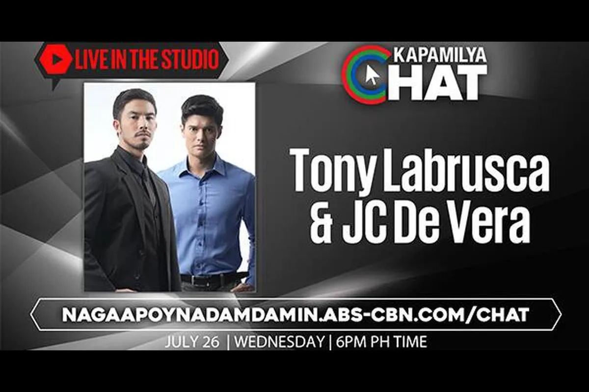 Kapamilya Chat with JC De Vera and Tony Labrusca for “Nag-aapoy Na ...