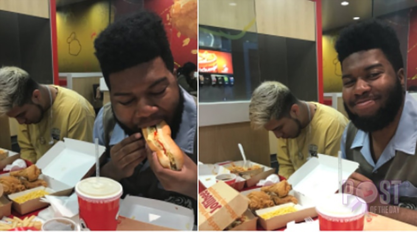 American singer Khalid spotted eating at Jollibee | ABS-CBN Entertainment