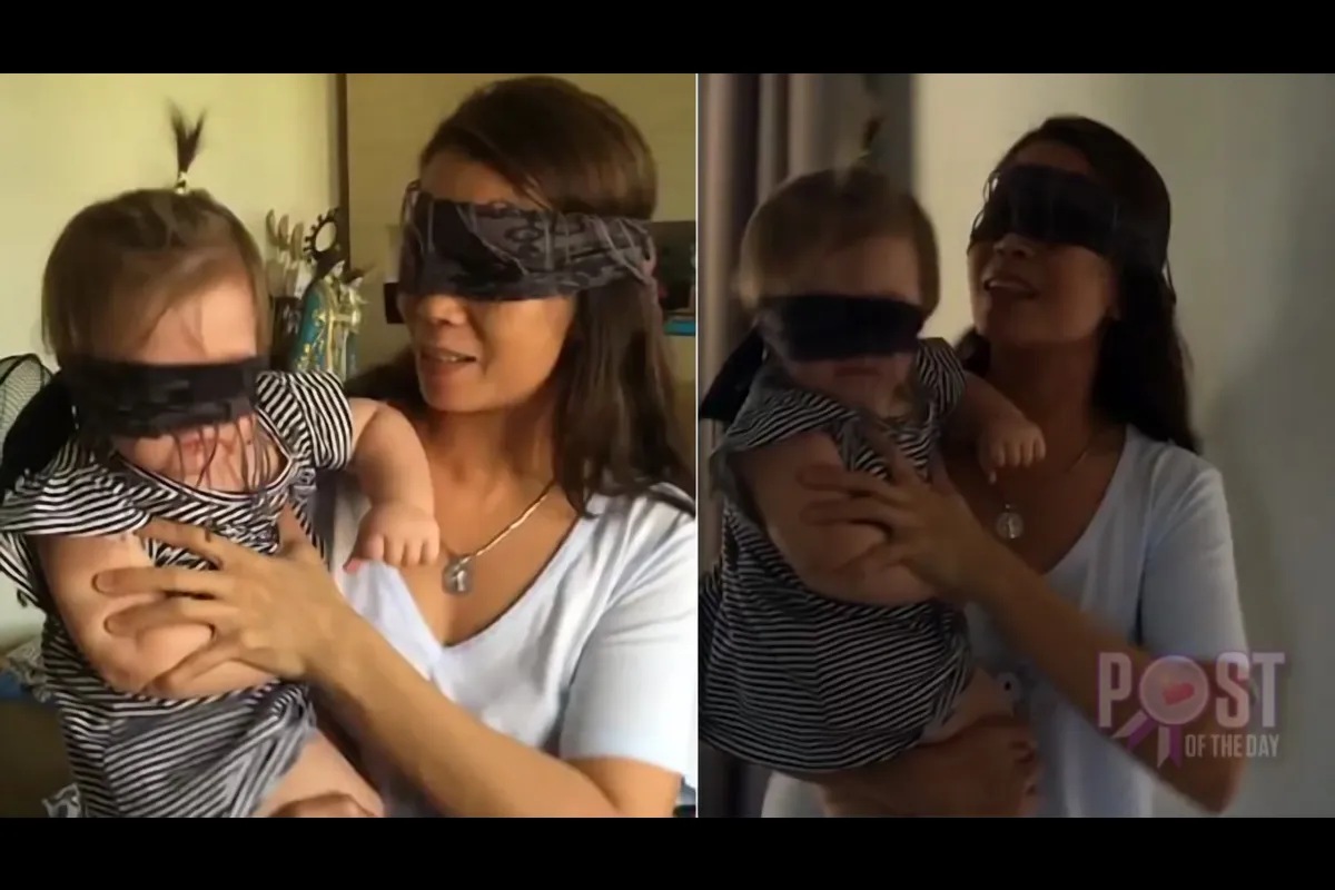 WATCH: Pokwang and baby Malia try the Birdbox challenge | ABS-CBN ...