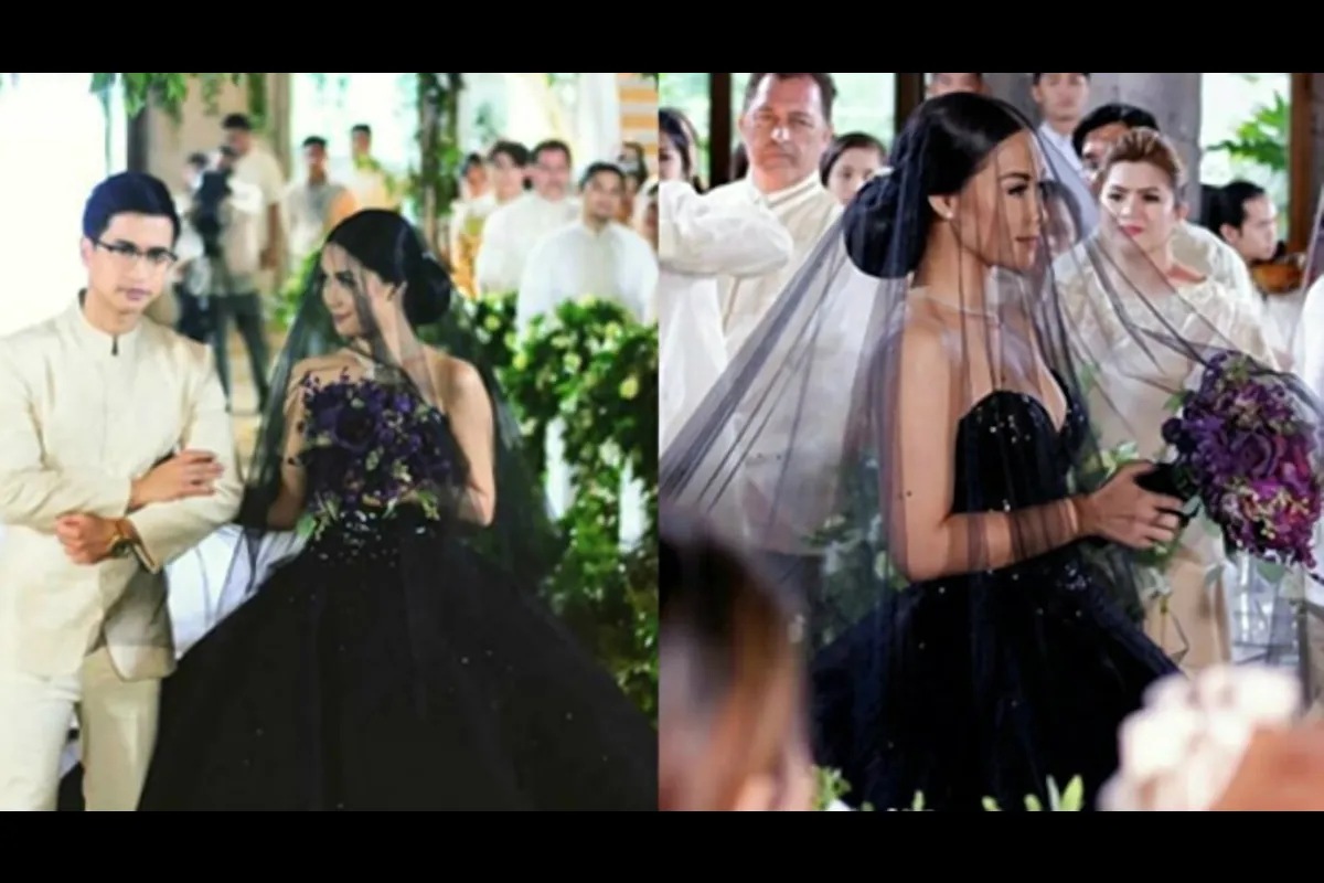 Maja Salvador in black wedding gown stuns netizens | ABS-CBN Entertainment
