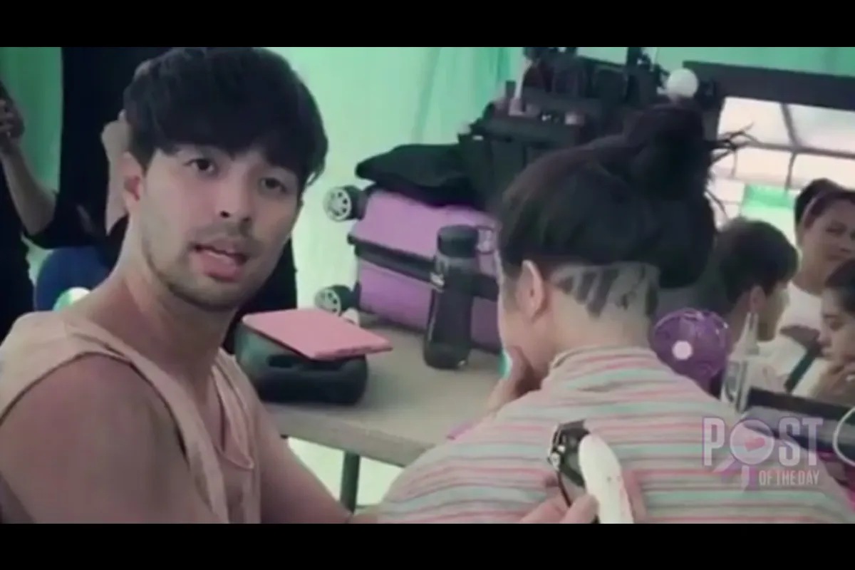 WATCH: Joross Gamboa shaves Sue Ramirez’s hair | ABS-CBN Entertainment
