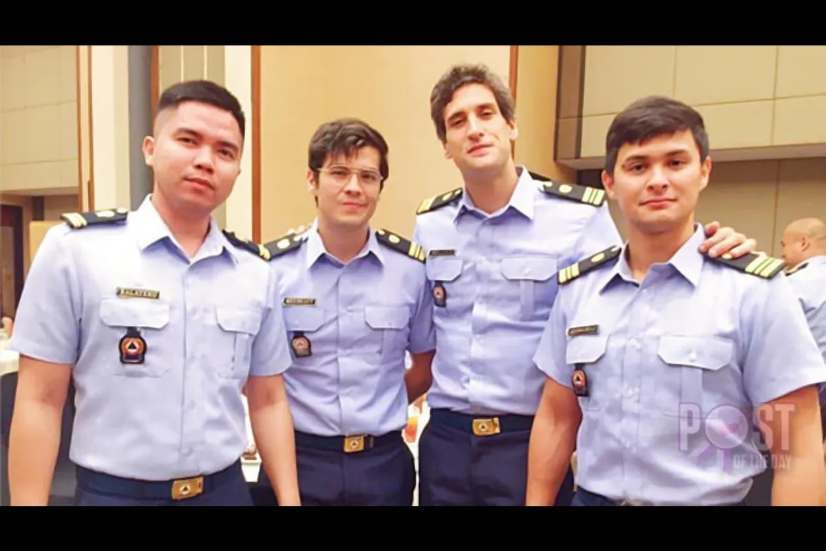 LOOK: Philippine Coast Guard names Matteo Guidicelli, Erwan Heussaff, Nico Bolzico as newly ...