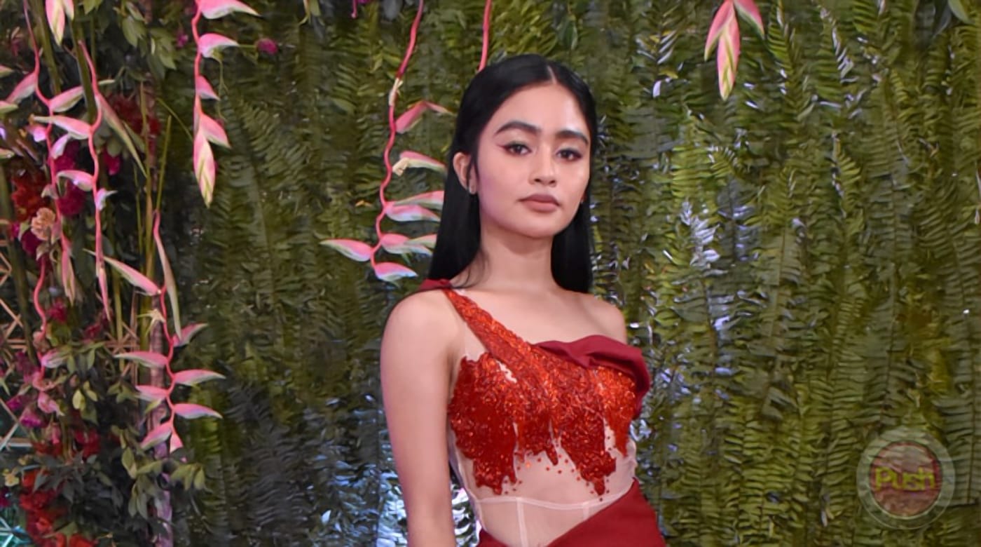 LOOK: Vivoree Esclito ends up wearing an unfinished gown to ABS-CBN ...