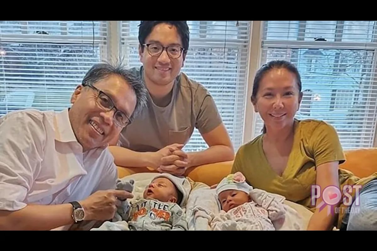 LOOK: Paolo Roxas meet twins Pepe and Pilar | ABS-CBN Entertainment