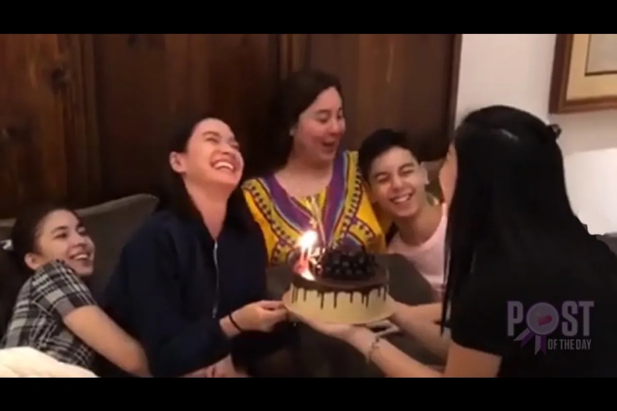 Erich Gonzales gets a sweet birthday surprise from Marjorie Barretto's family | ABS-CBN ...