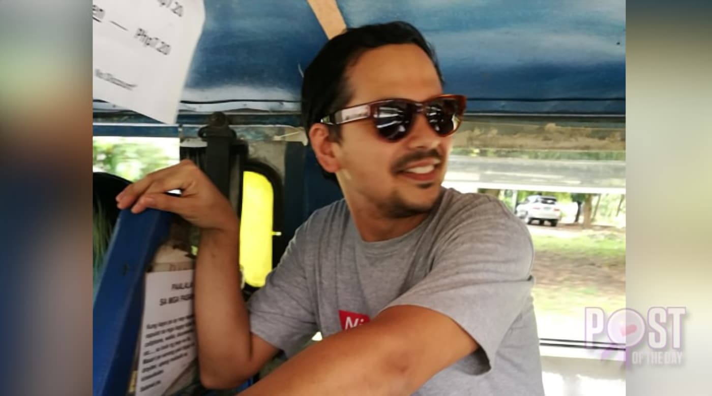 John Lloyd Cruz spotted in a jeepney in QC | ABS-CBN Entertainment
