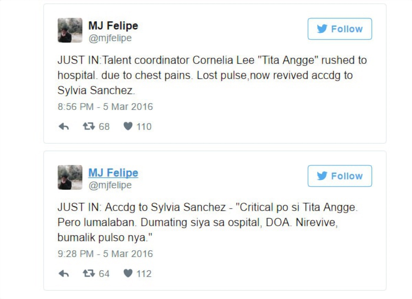 Talent manager Cornelia “Tita Angge” Lee passes away | ABS-CBN ...