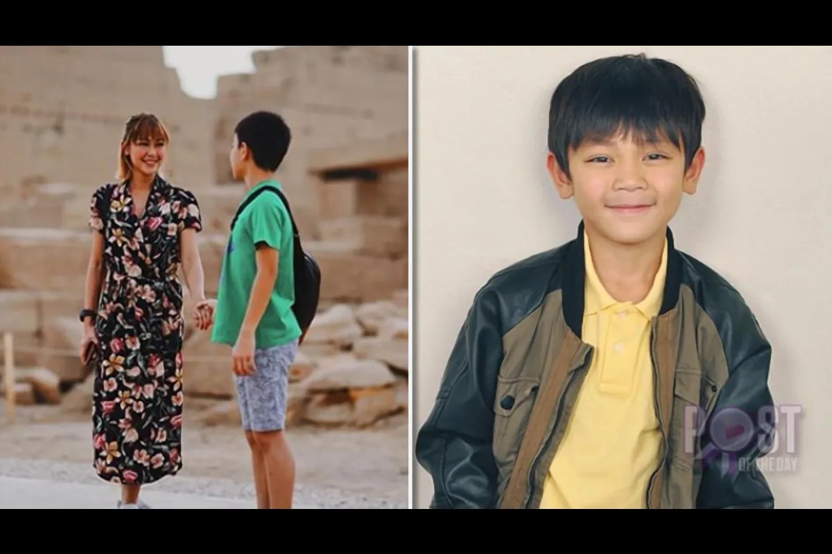 Jodi Sta. Maria goes on an Egyptian vacation with her son Thirdy | ABS ...