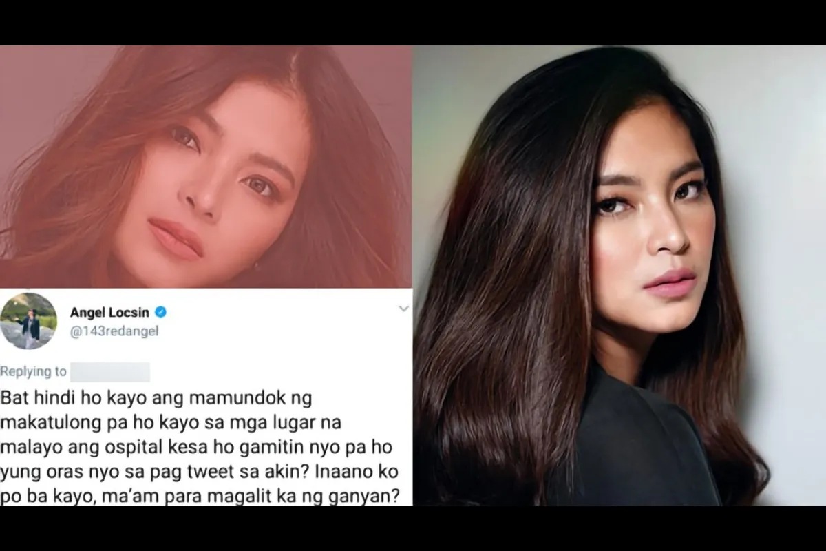 Angel Locsin, ipinagtanggol ang sarili mula sa isang nagpakilalang ...