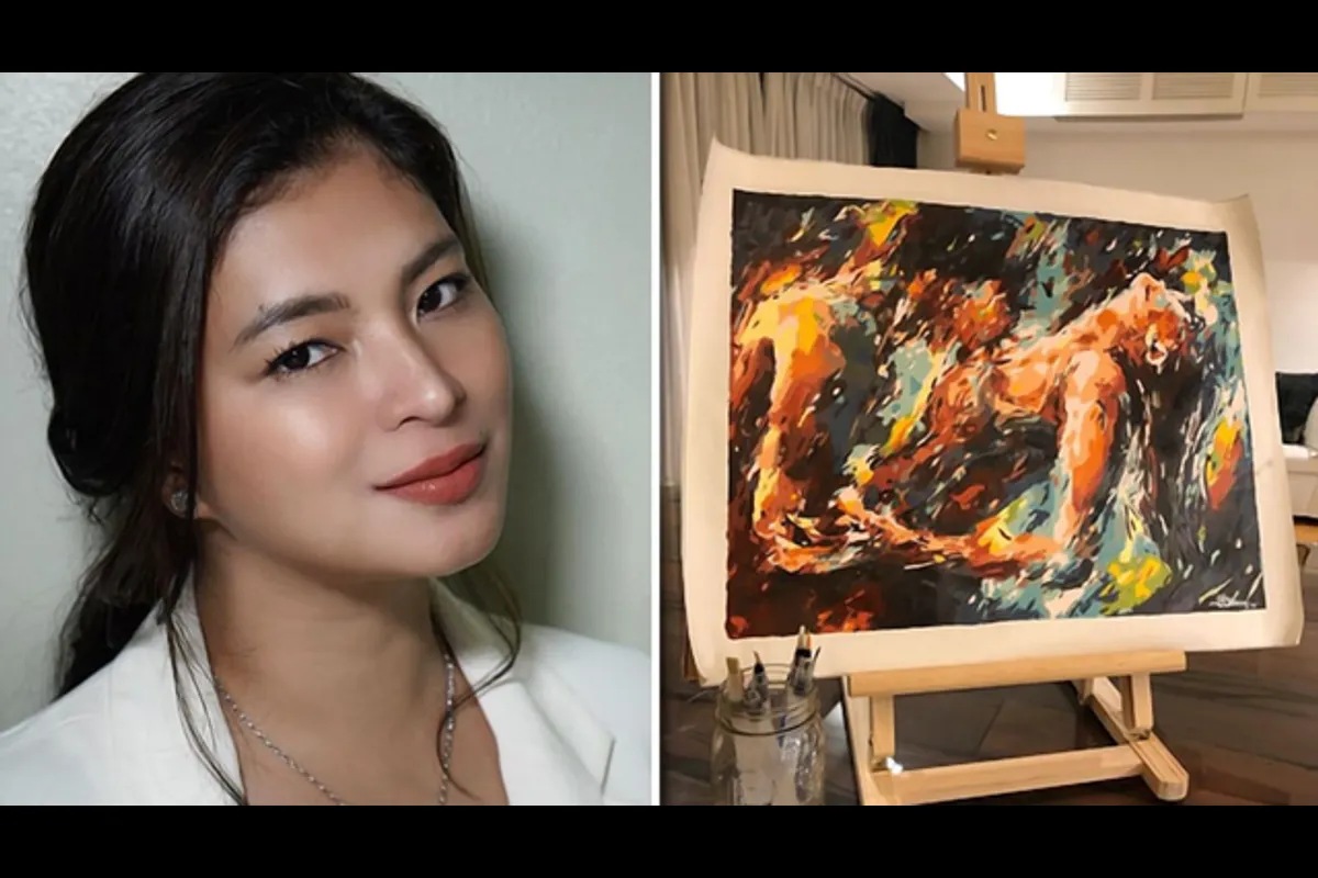 LOOK: Angel Locsin shows off artwork | ABS-CBN Entertainment