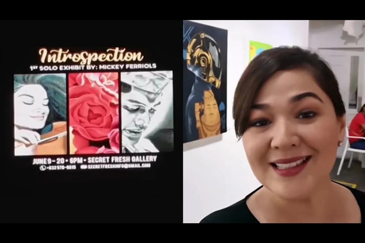 LOOK: Mickey Ferriols holds first solo exhibit | ABS-CBN Entertainment