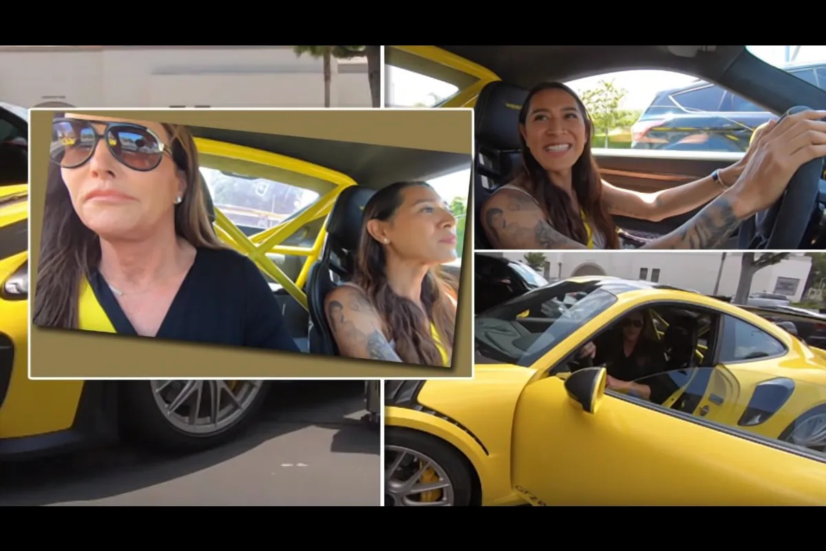 WATCH: Caitlyn Jenner lets Angelina Mead King drive her sports car ...