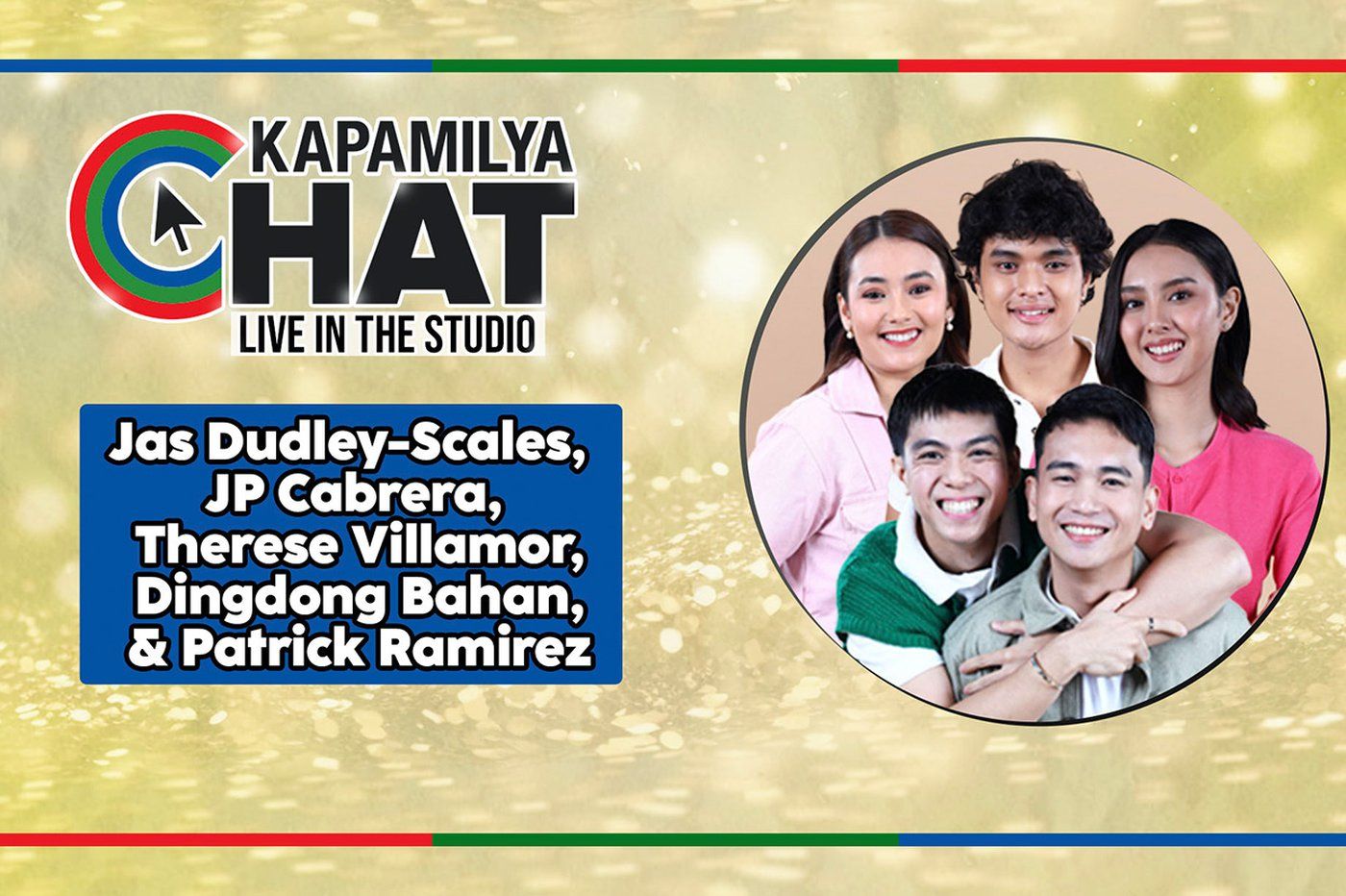 Kapamilya Chat with Jas, JP, Therese, Dingdong and Patrick for ‘Pinoy ...