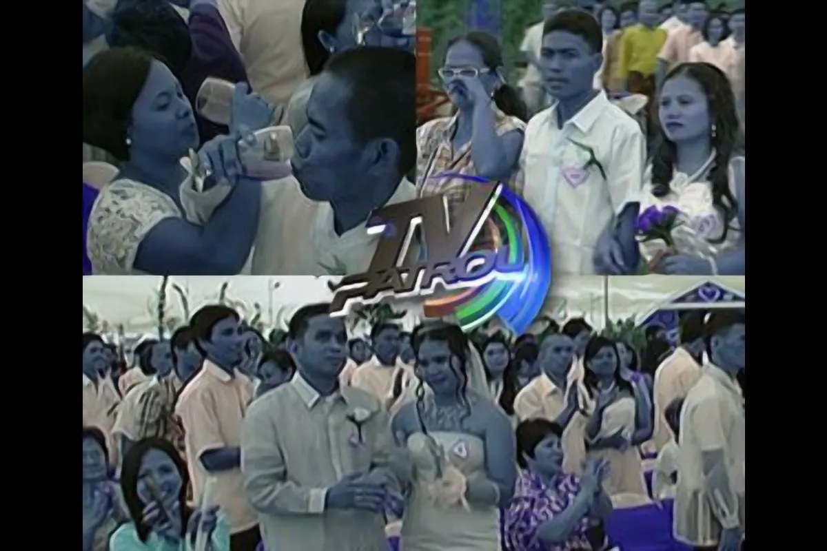 Mahigit 100 magsing-irog, pinag-isang dibdib sa kasalang bayan sa ...