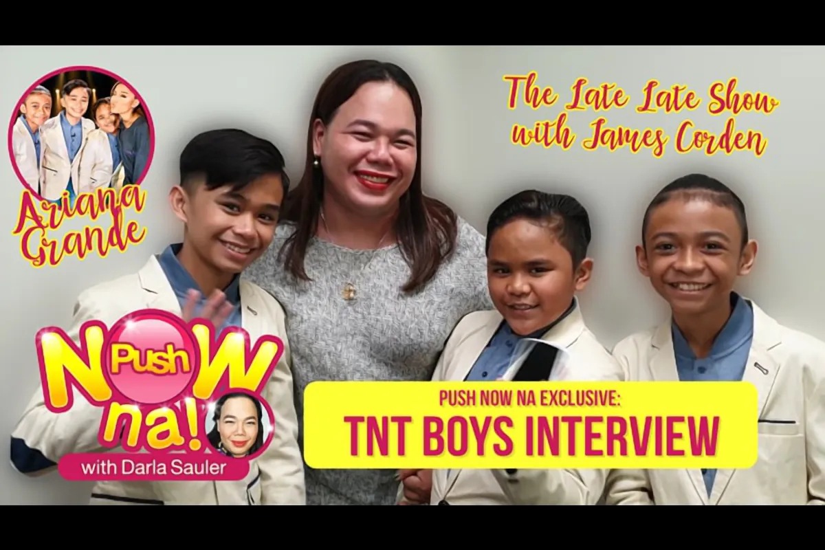 Push Now Na Exclusive: TNT Boys share their experience on The Late Late ...