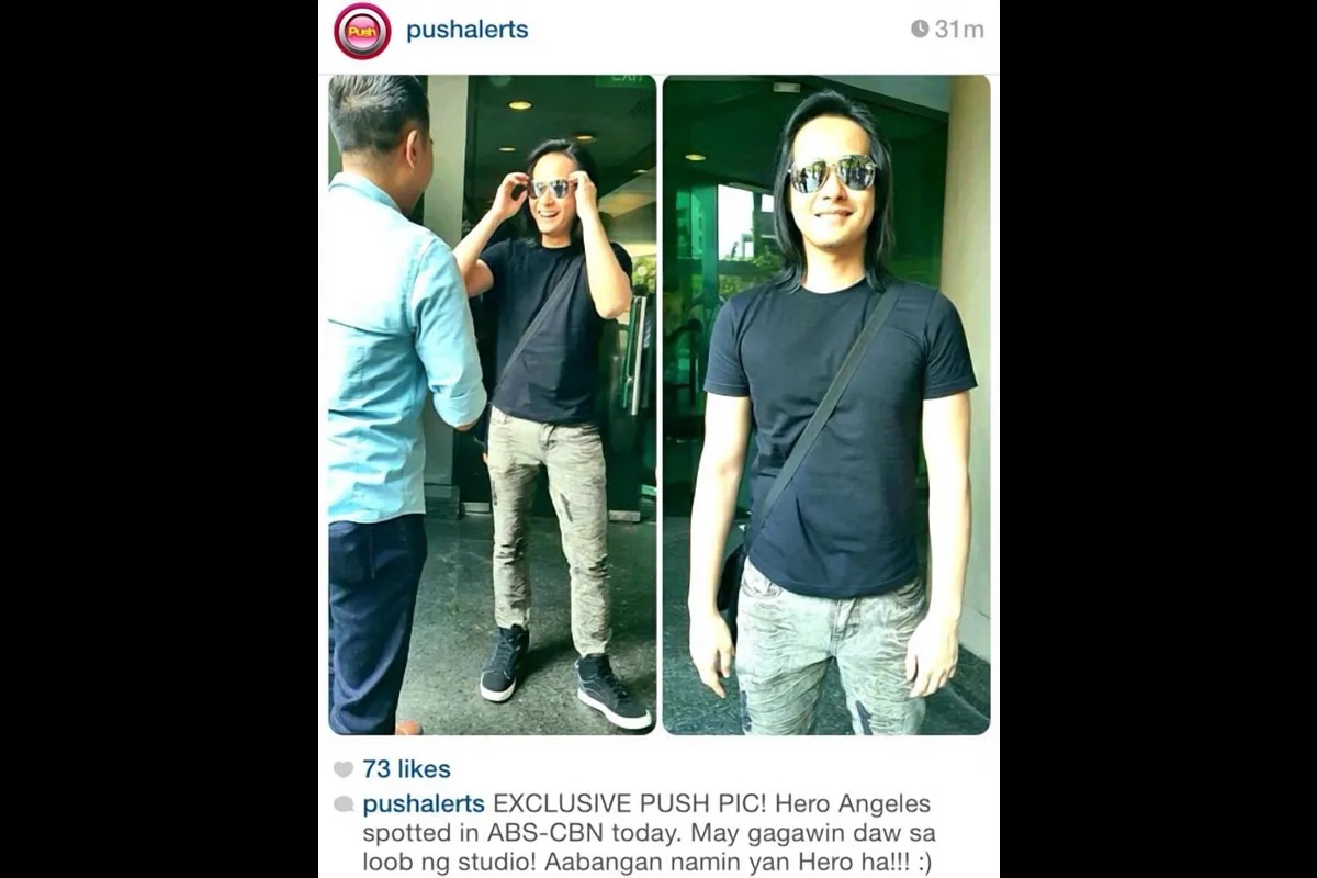 Hero Angeles spotted in ABS-CBN | ABS-CBN Entertainment