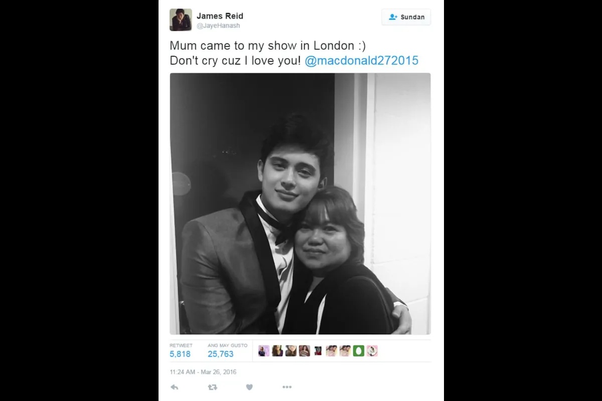 James Reid’s mom on JaDine’s relationship: ‘They are so perfect for each other’ | ABS-CBN ...