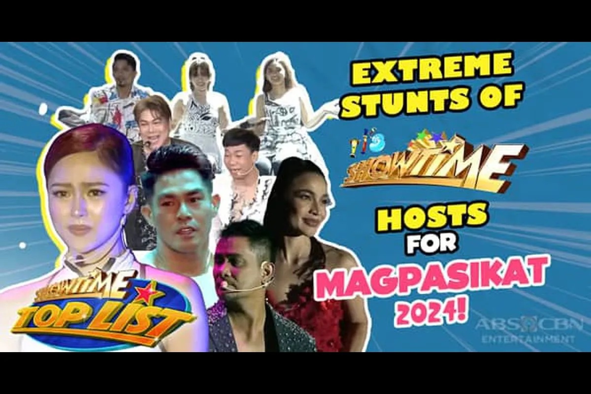 7 buwis-buhay stunts of It’s Showtime hosts in Magpasikat 2024 that left us in awe | ABS-CBN ...