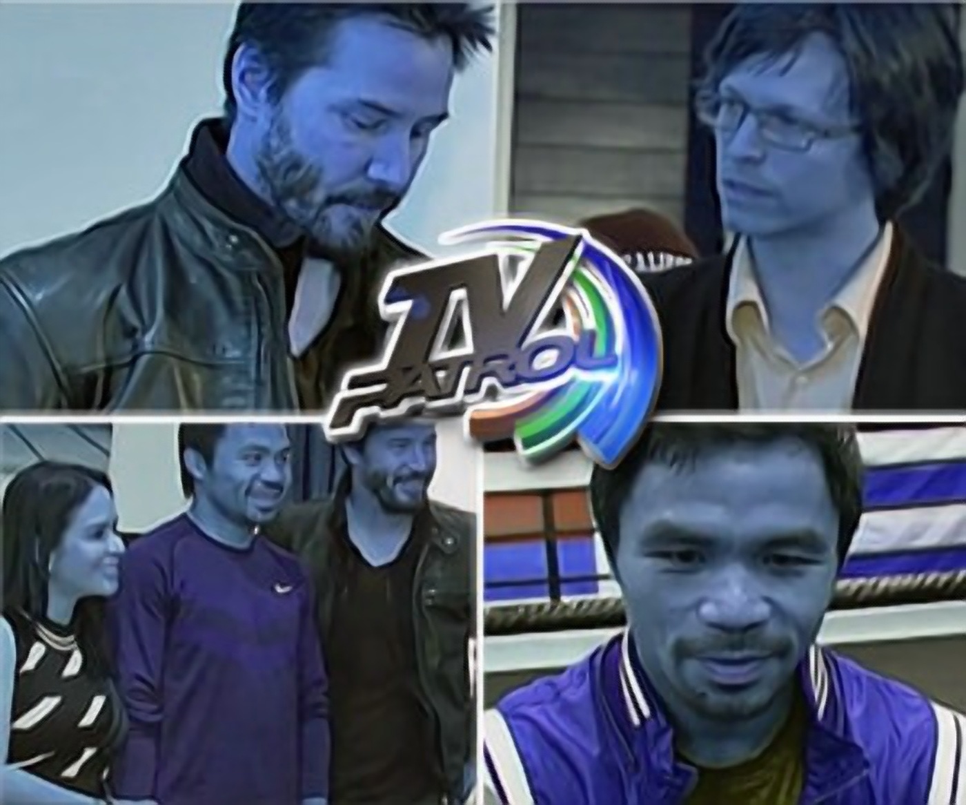 Hollywood Stars, Keanu Reeves at Mark Wahlberg, bumisita kay PACMAN ...