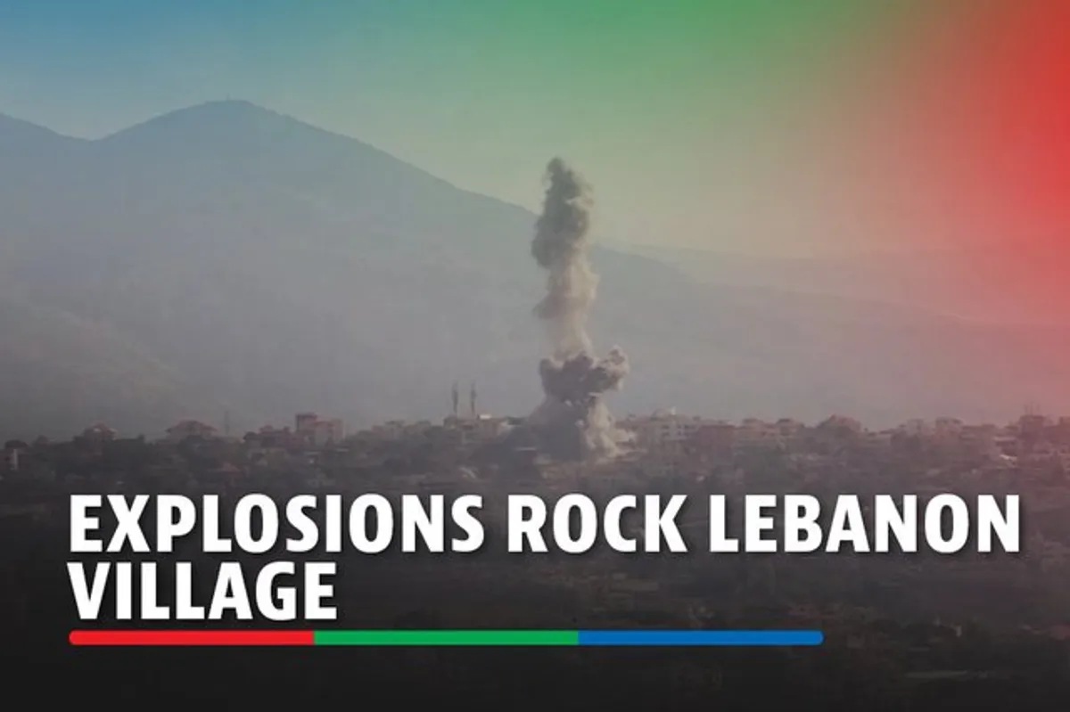 Explosions rock village in southern Lebanon | ABS-CBN News