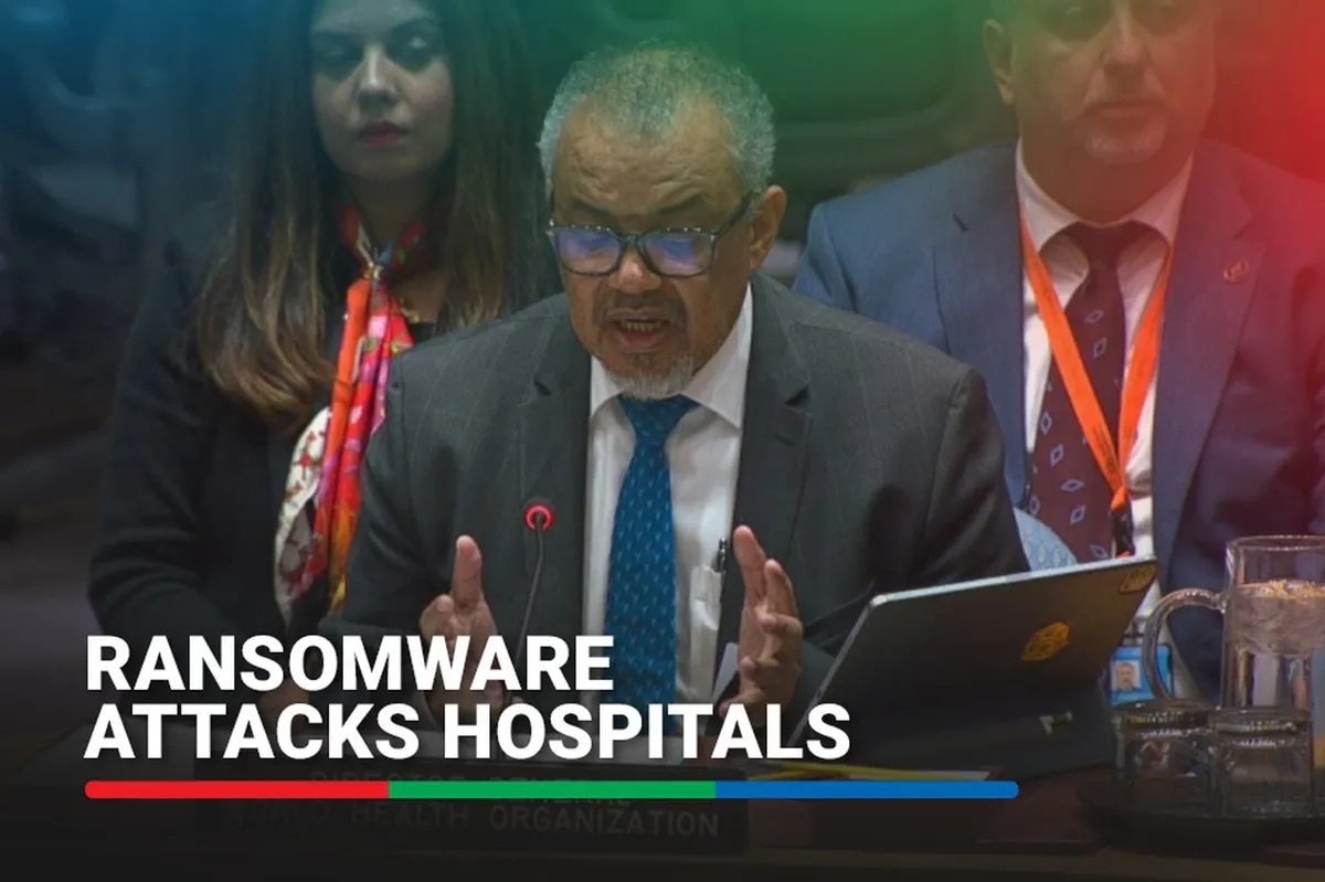 WHO warns against ransomware attacks on hospitals | ABS-CBN News