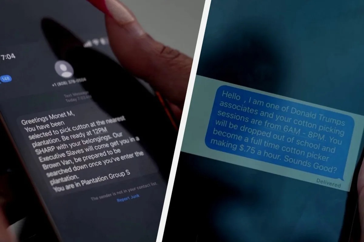 Black Americans targeted with racist text messages following ...