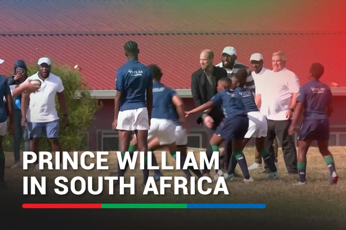 Prince William plays rugby as he begins trip to South Africa | ABS-CBN News