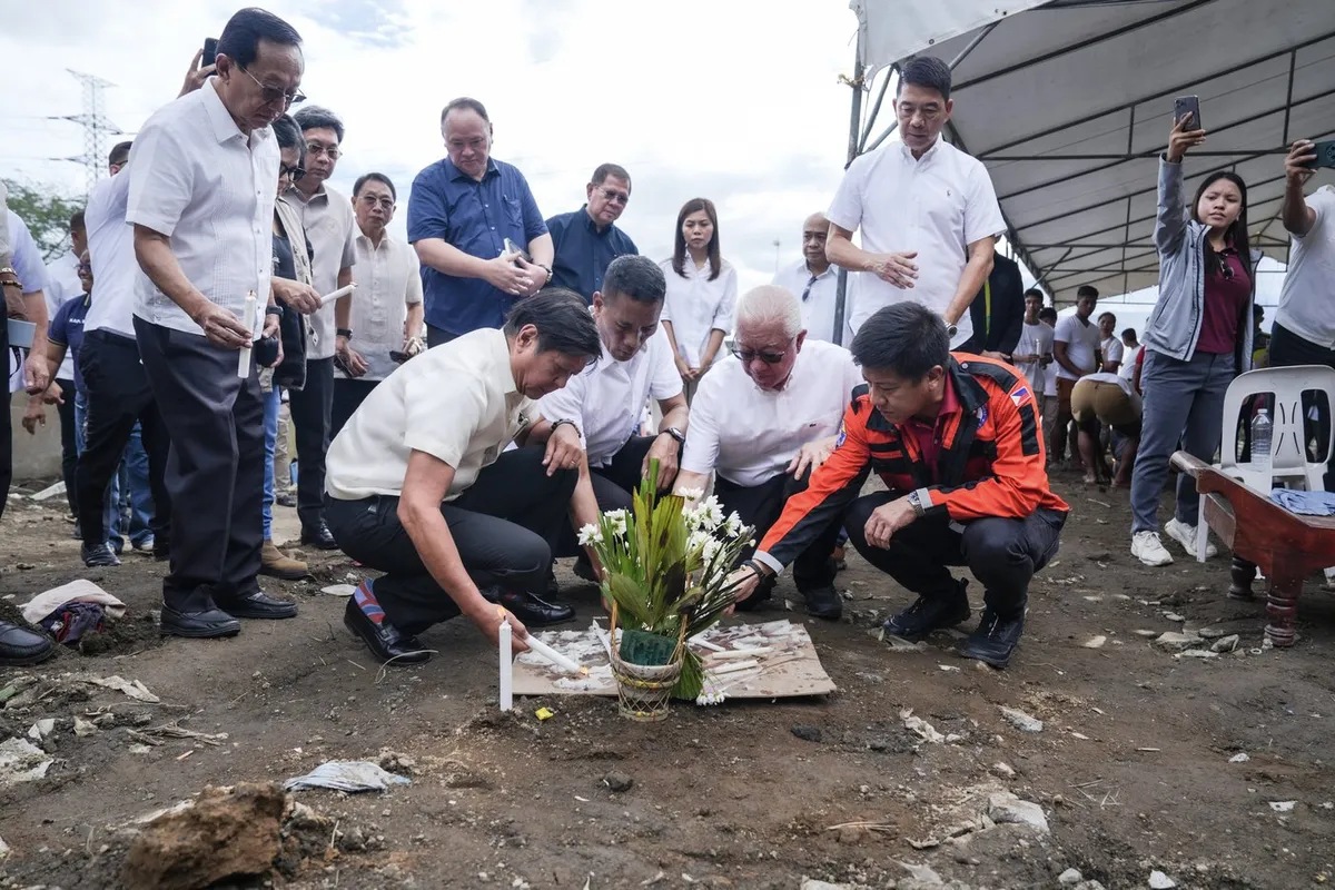 Marcos Jr. leads national day of mourning for 'Kristine' victims in Batangas | ABS-CBN News